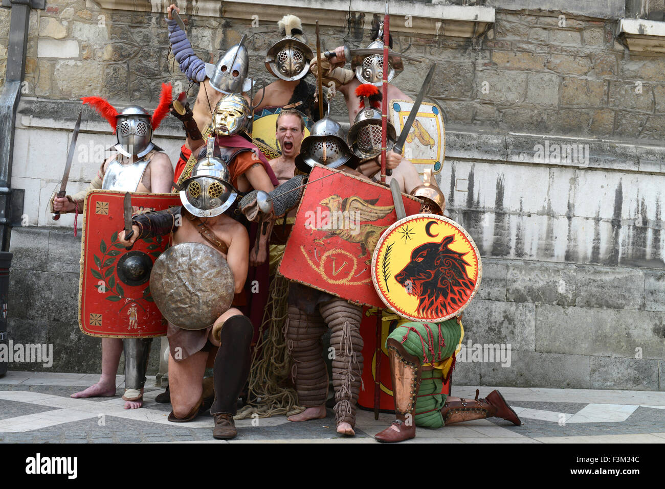 The Gladiator Games held at Guildhall Yard - Day 1 Featuring ...