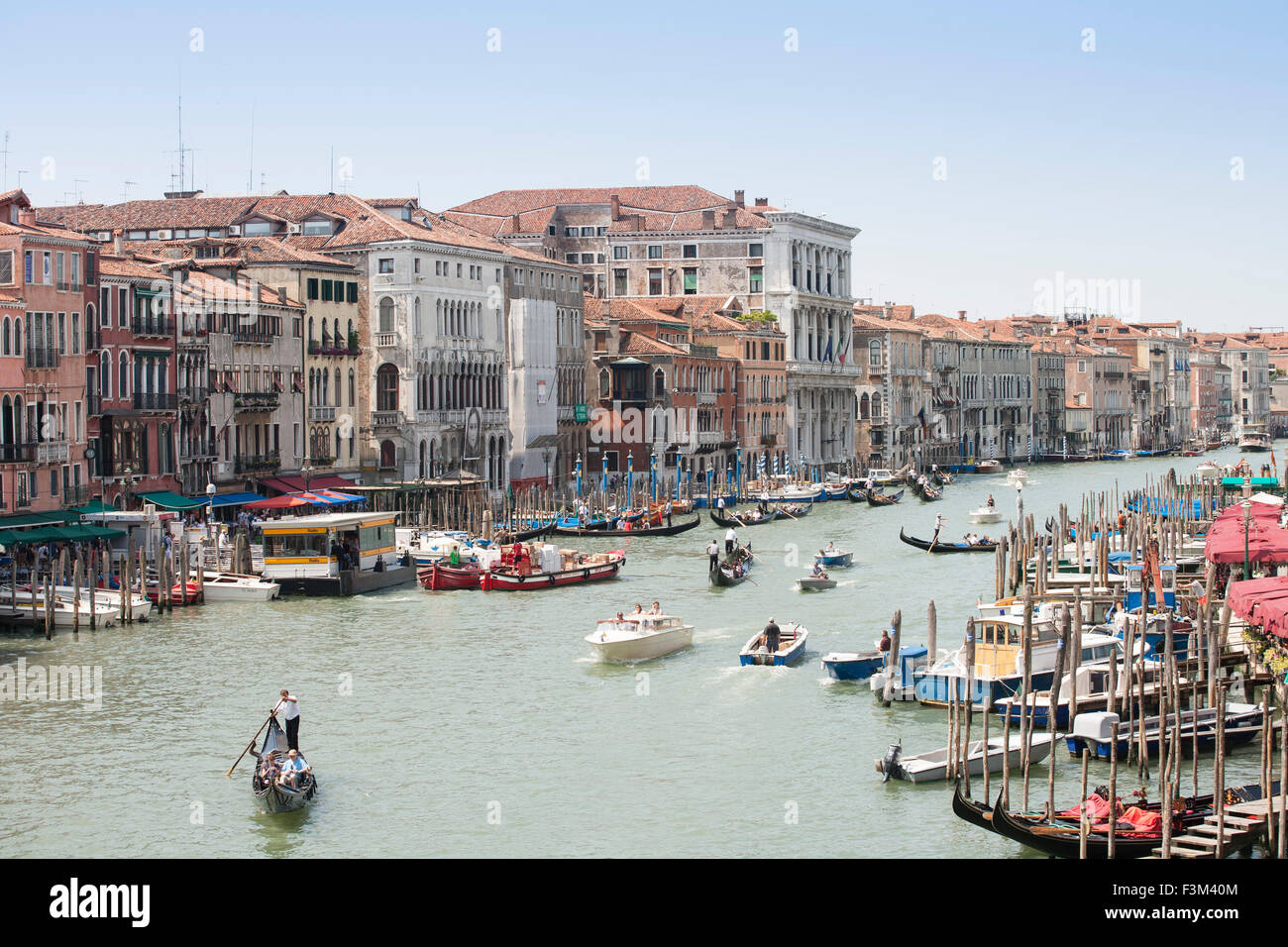 View of the grand canal, Venice, Italy Stock Photo - Alamy