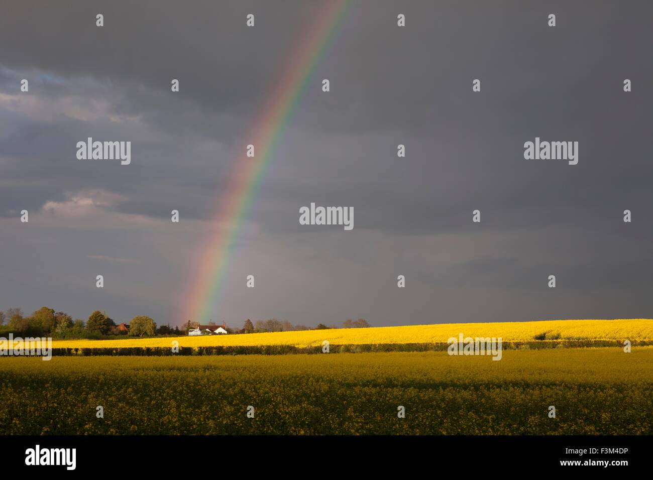 Rainbow on white house hi-res stock photography and images - Alamy