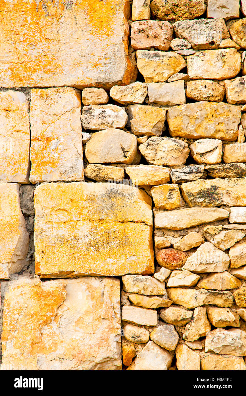 texture wall in africa morocco the old brick construction concrete ...