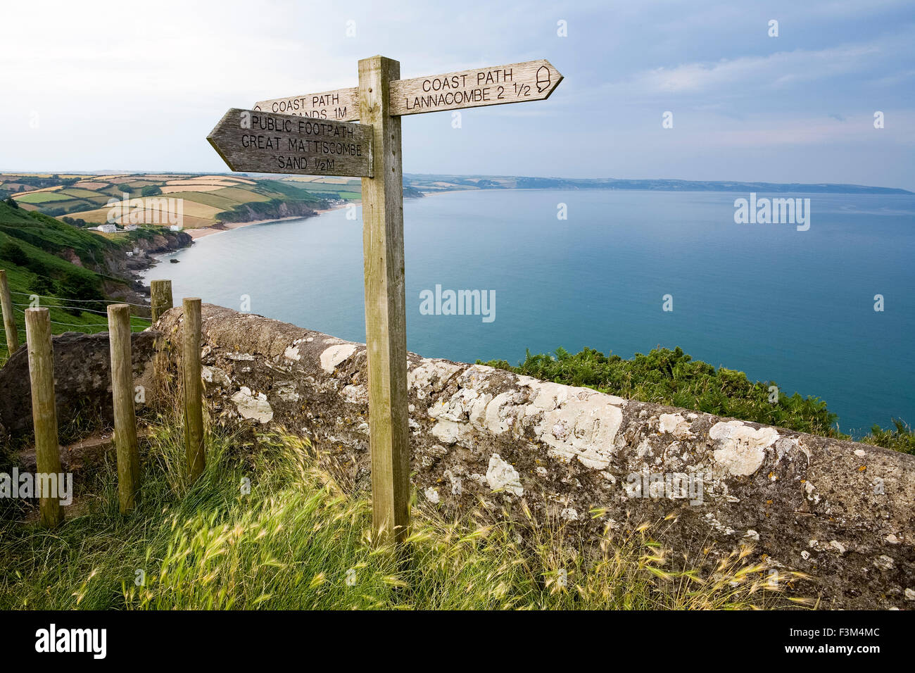 Lannacombe bay devon hi-res stock photography and images - Alamy