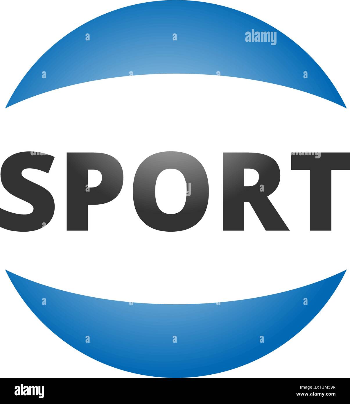 Circle abstract sport vector logo design template. Infinite looped ...