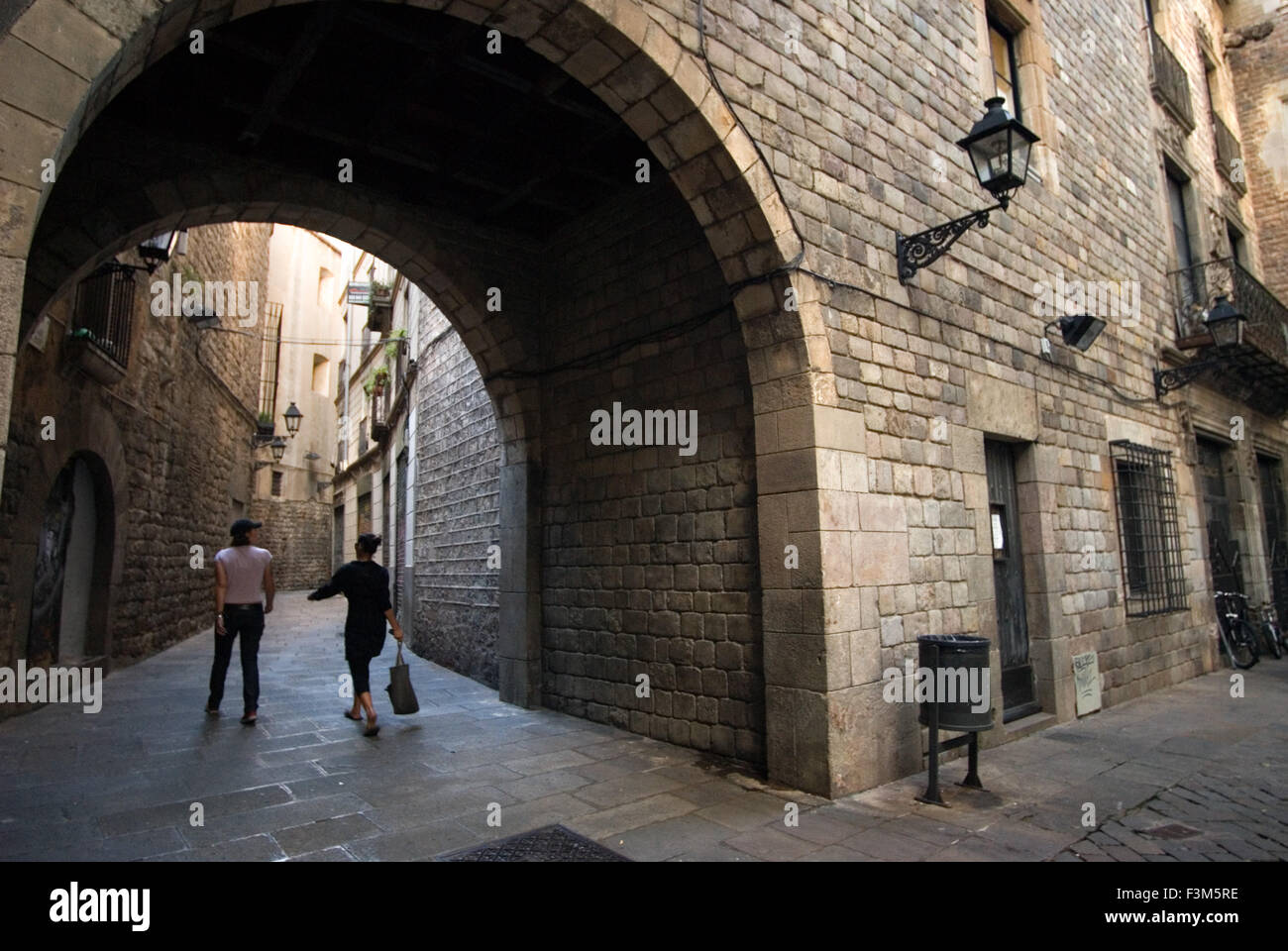 Sant Felip Neri Square, Civil War signs, Gothic Quarter, Barcelona ...