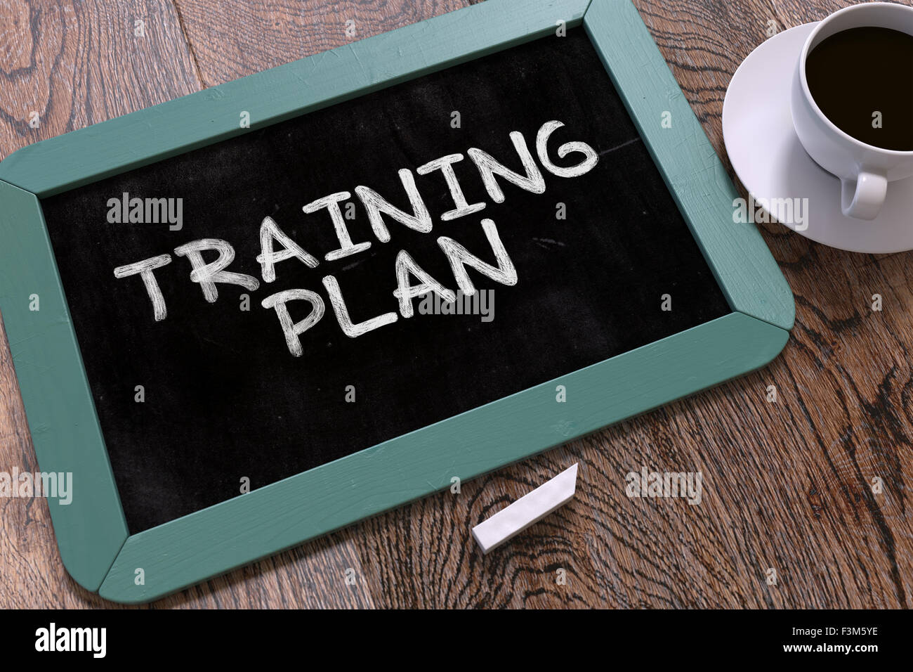 Hand Drawn Training Plan Concept on Chalkboard Stock Photo - Alamy
