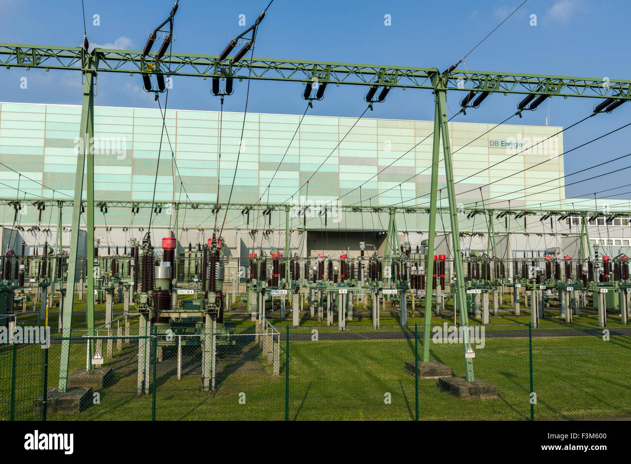 Details of a power plant providing electricity to the german railway ...
