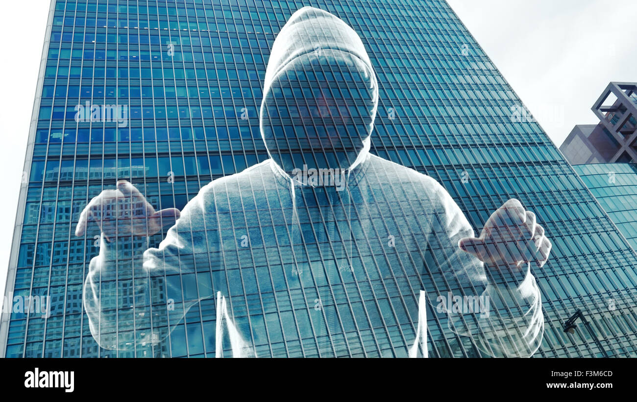 Dangerous hacker hacking network Stock Photo - Alamy