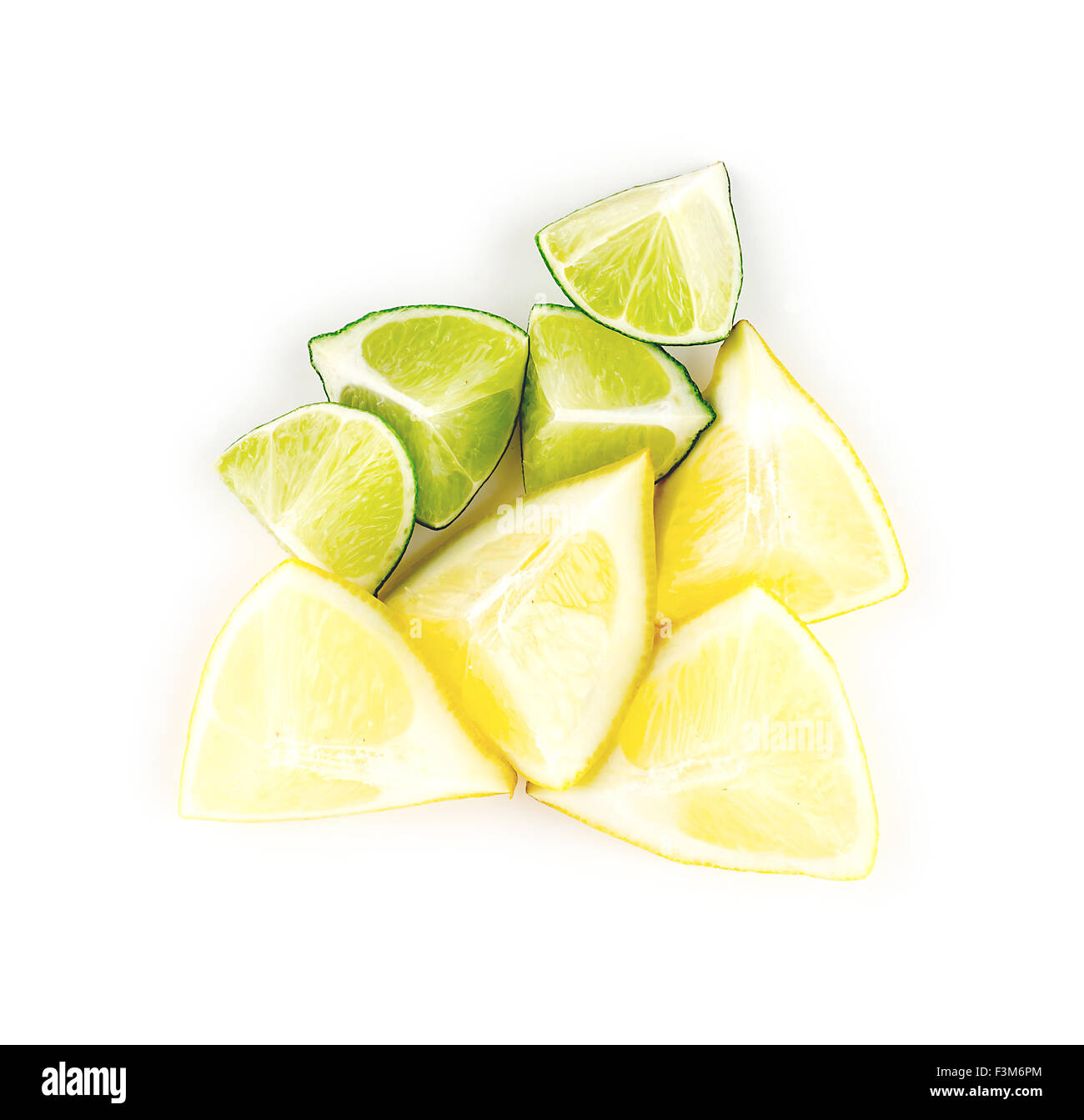 Yellow limes Cut Out Stock Images & Pictures - Alamy