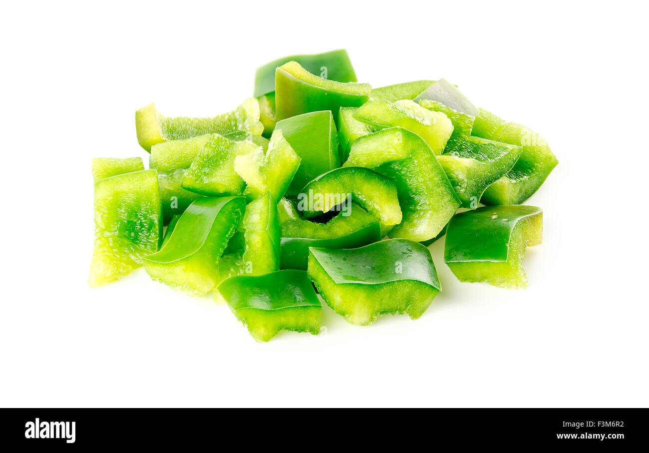 Cut green pepper hi-res stock photography and images - Alamy