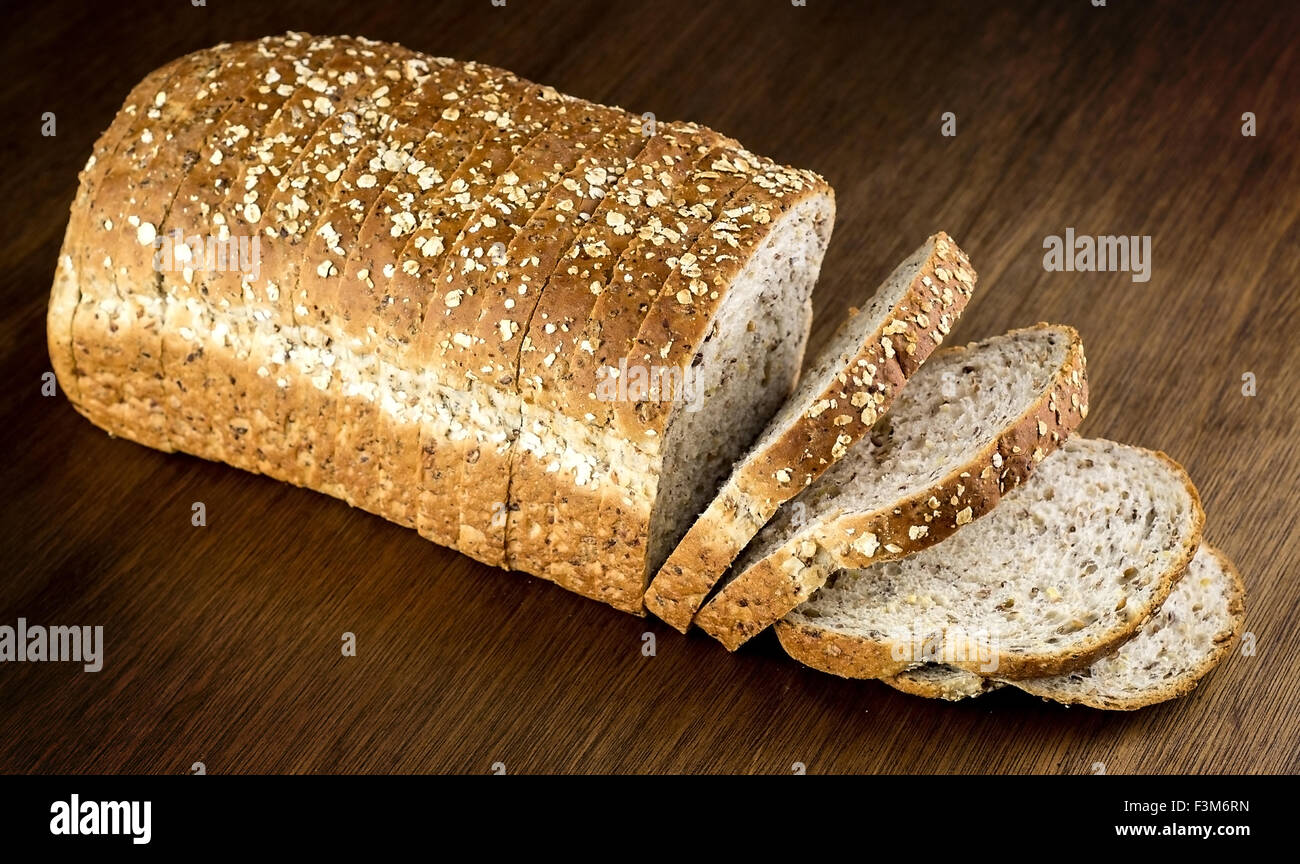 Loaf of whole wheat bread Stock Photo - Alamy