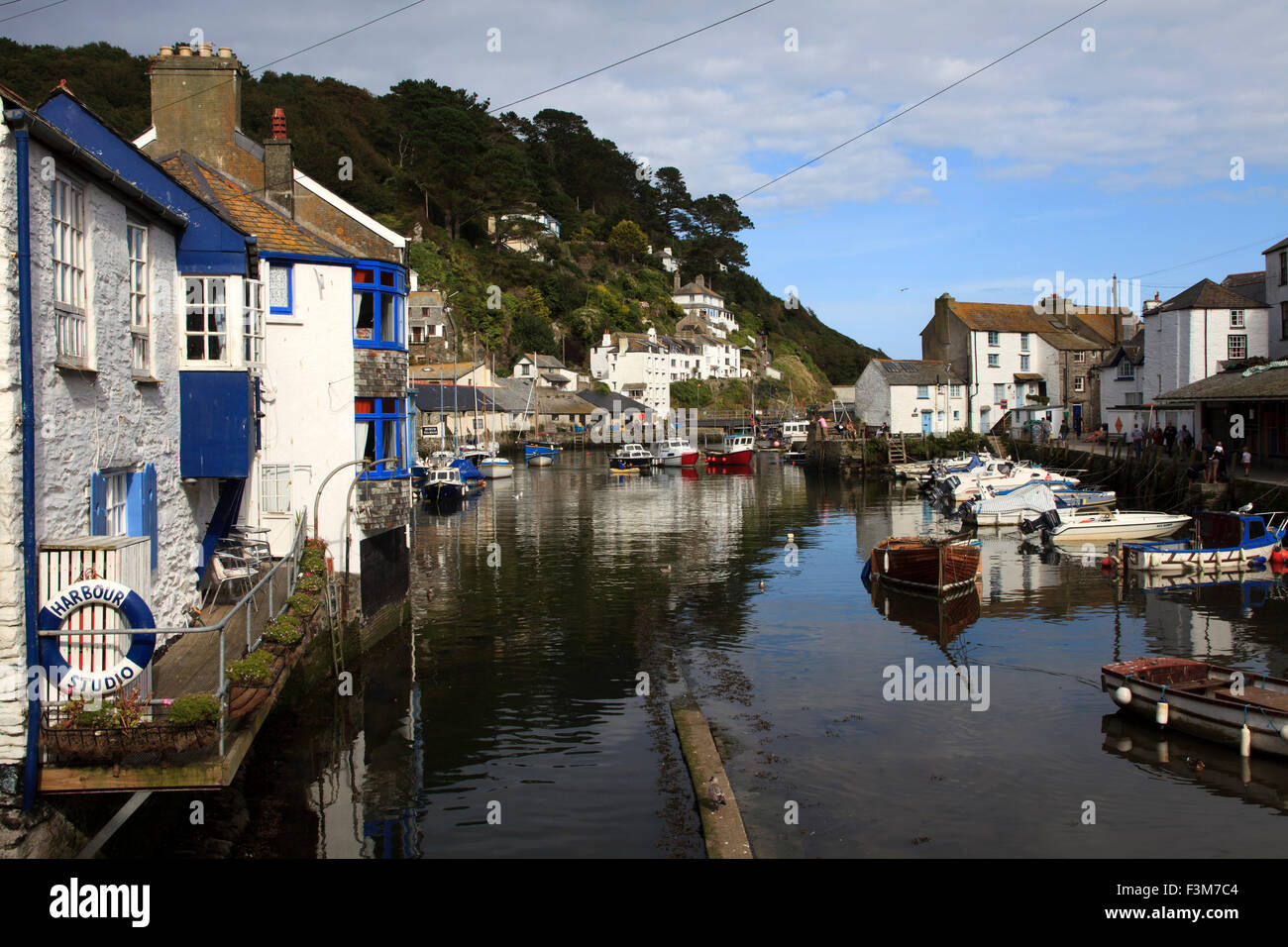Polperro Town, Cornwall, England, United Kingdom Stock Photo - Alamy