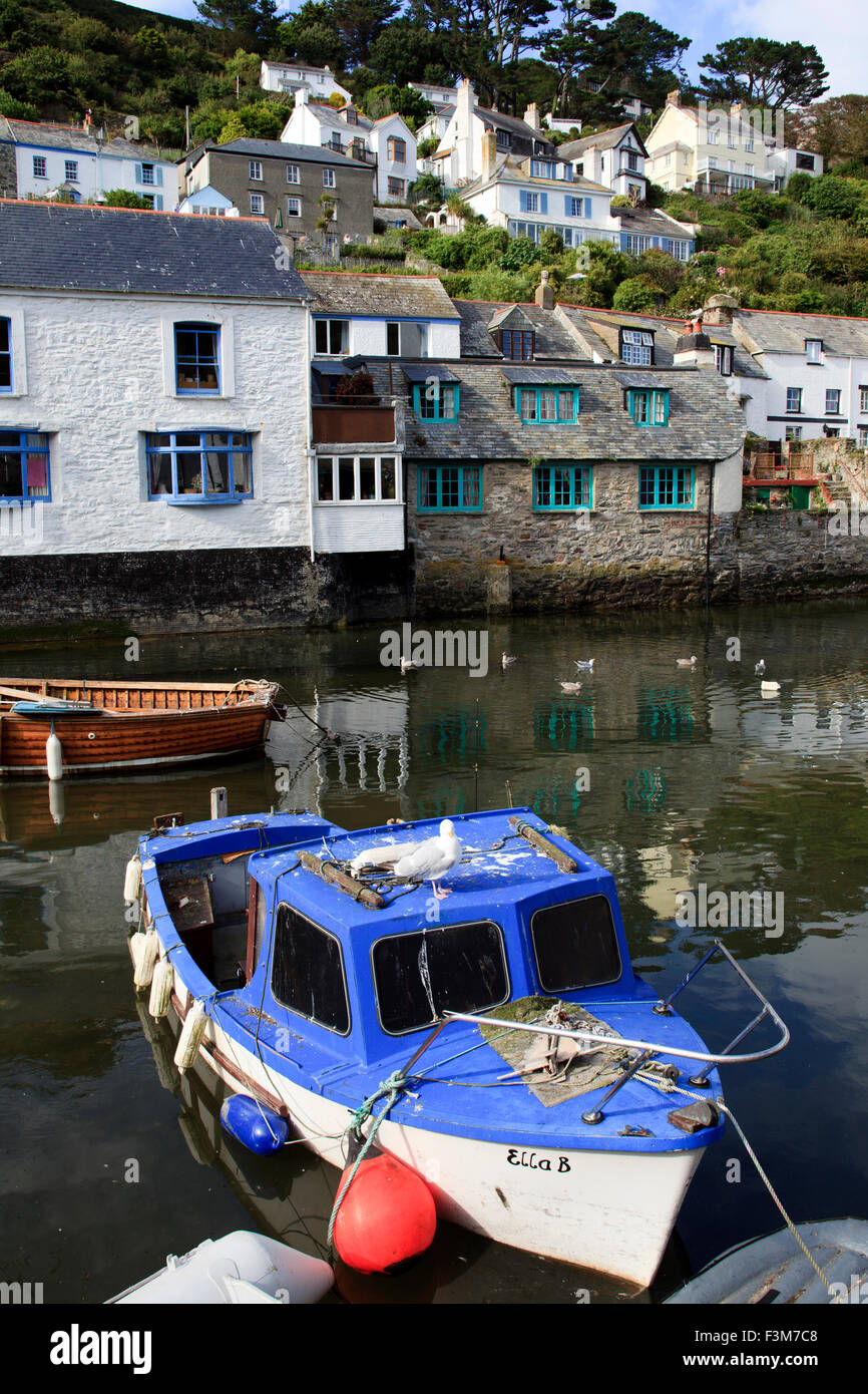 Polperro Town, Cornwall, England, United Kingdom Stock Photo - Alamy