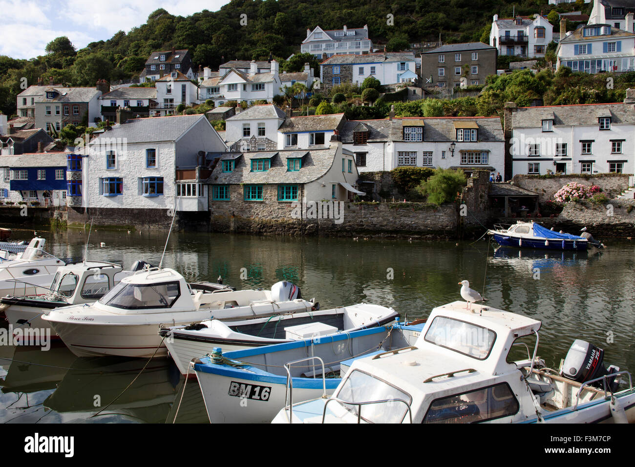 Polperro Town, Cornwall, England, United Kingdom Stock Photo - Alamy