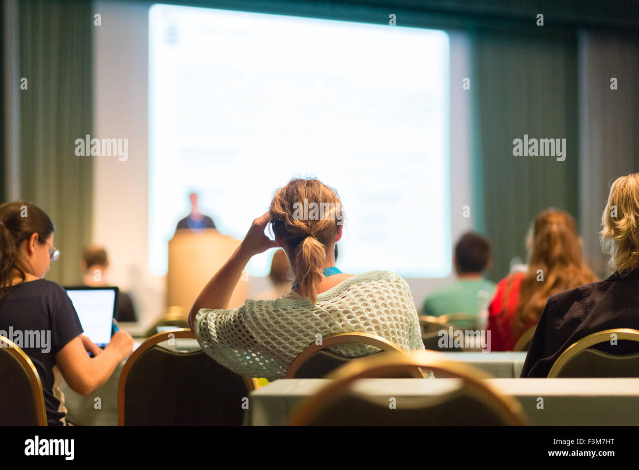 Faculty lecture and workshop Stock Photo - Alamy