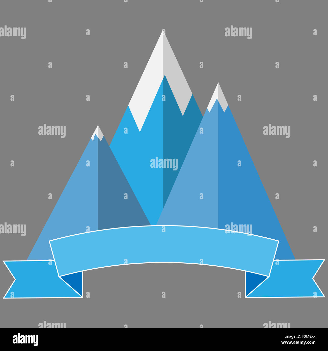 Logo mountaineering. Travel label, icon sport snow, expedition and ...