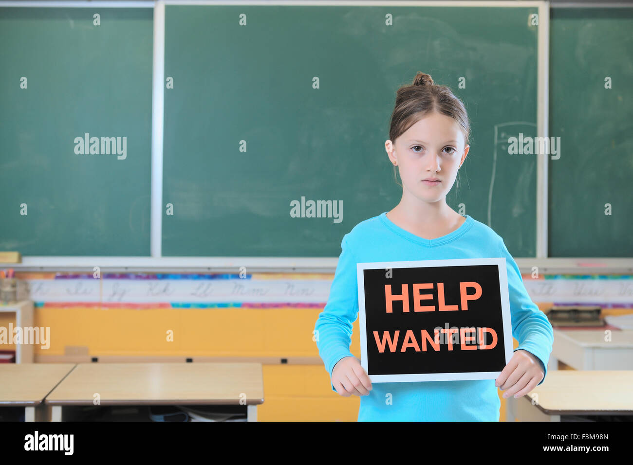 Classroom,Teenage Girl,School,Help Wanted Stock Photo - Alamy