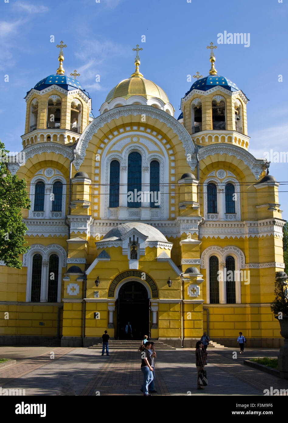 Kiev, capital of Ukraine, Vladimirskiy cathedral Stock Photo - Alamy