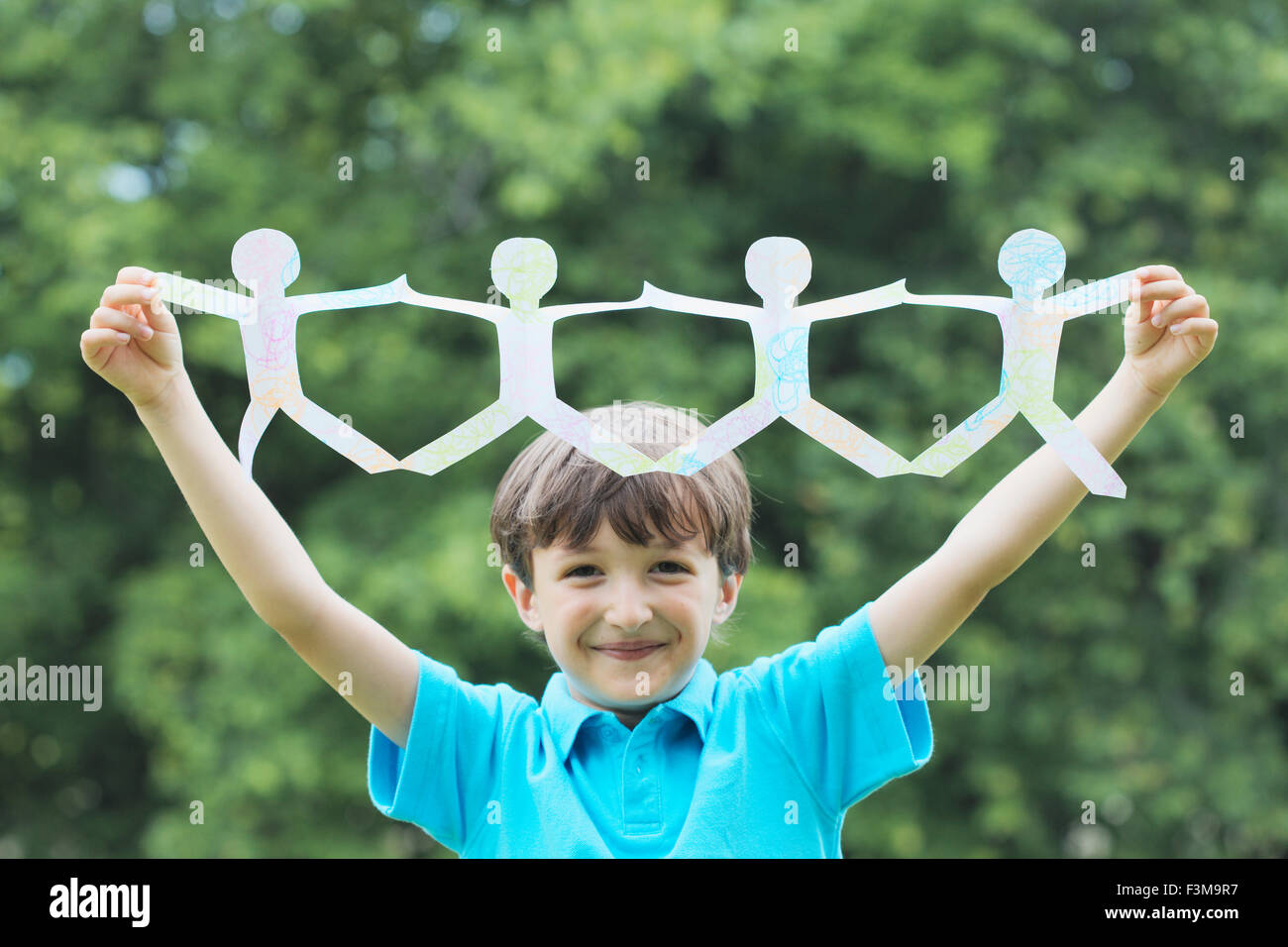 Human chain children hi-res stock photography and images - Alamy