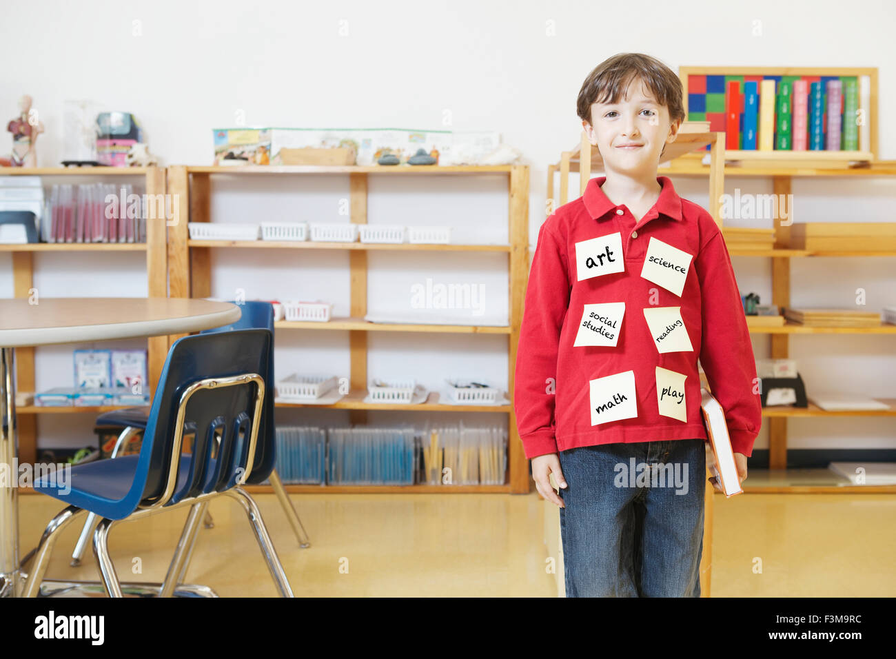 Classroom,Ideas,Boy,School,Post It Note Stock Photo - Alamy