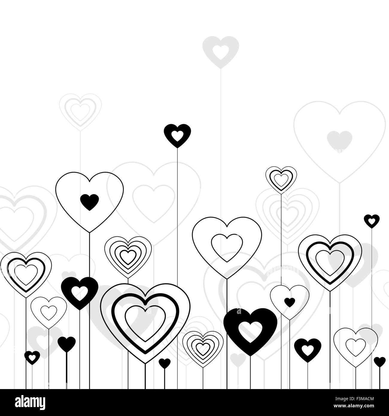 Heart background Stock Vector Images - Alamy
