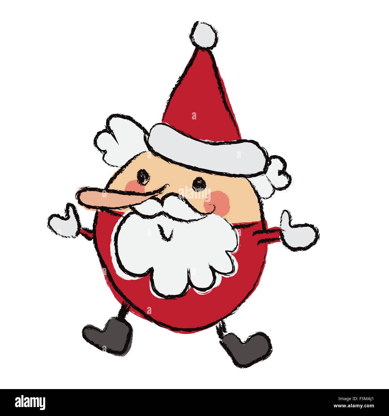 Little santa claus Stock Vector Images - Alamy