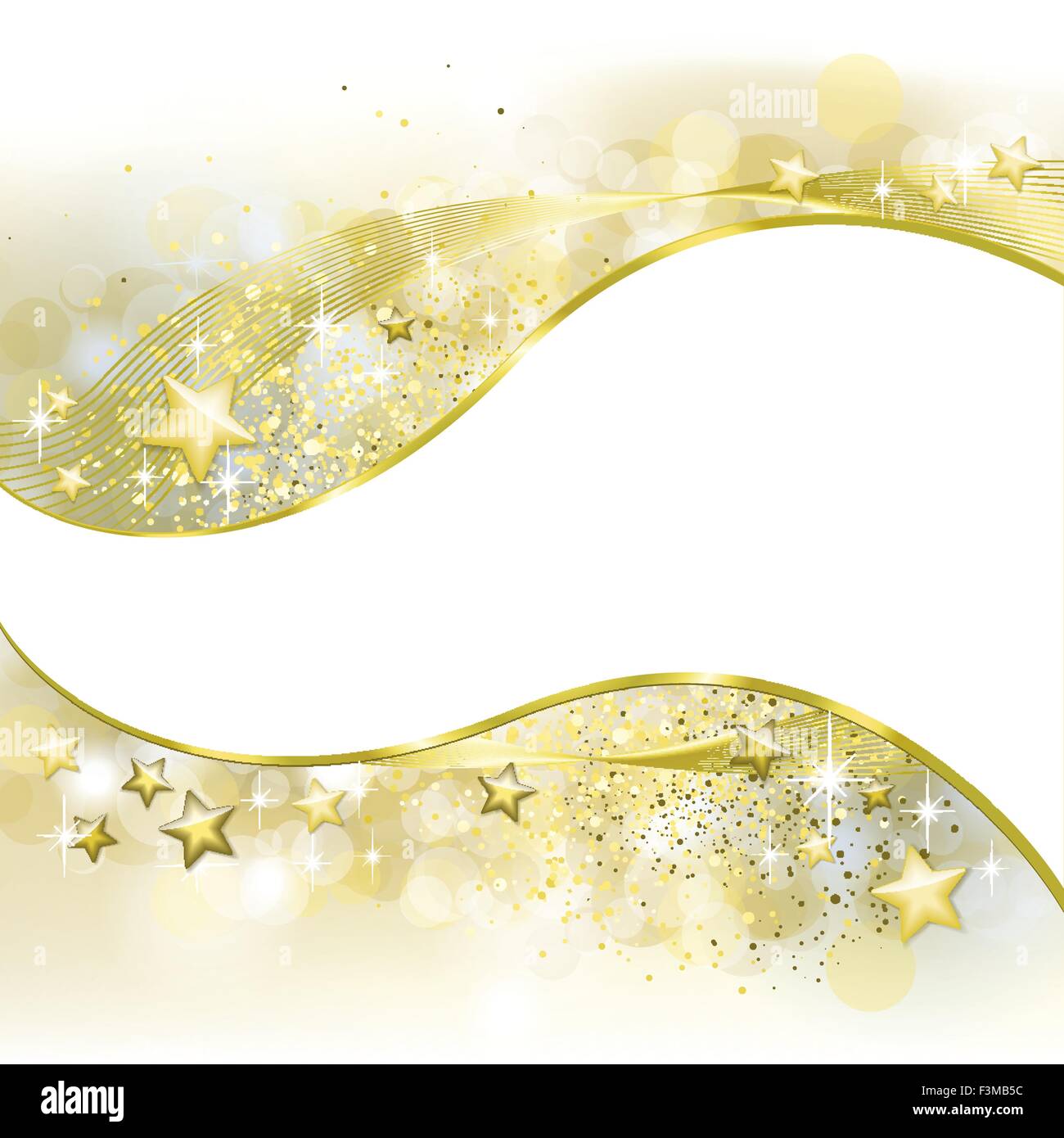 Christmas background golden stars Cut Out Stock Images & Pictures - Alamy