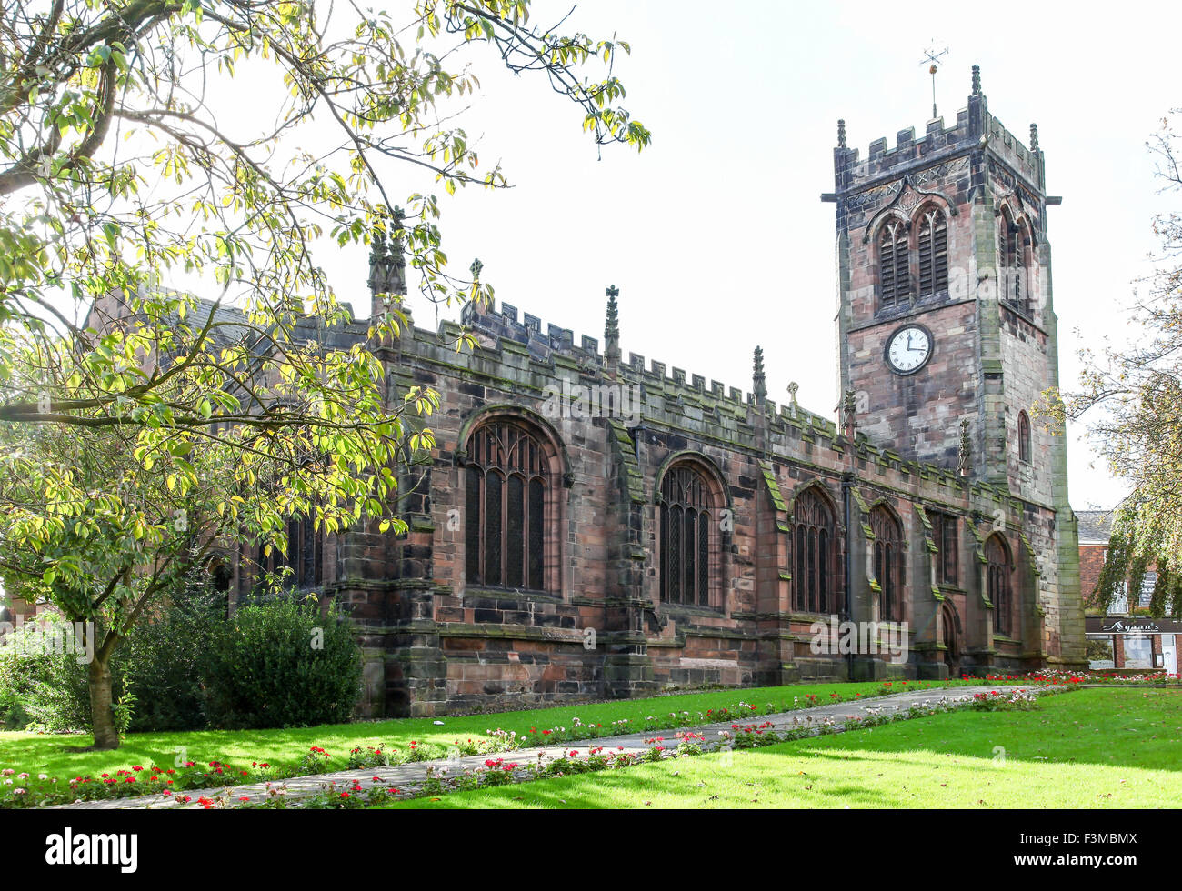 St Michael and All Angels church Middlewich Cheshire England UK Stock ...