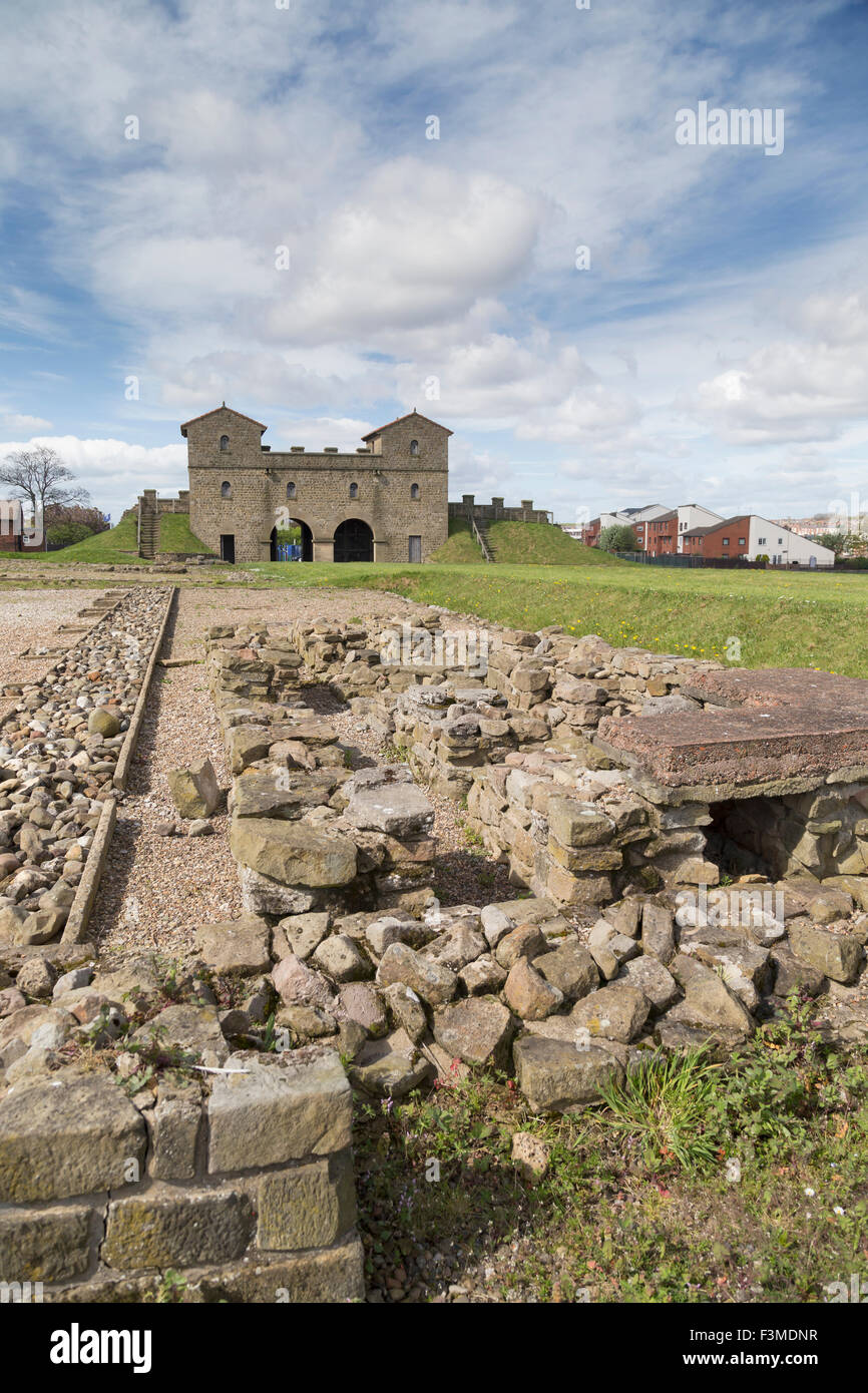 Reconstruction Of Roman Fort High Resolution Stock Photography and ...