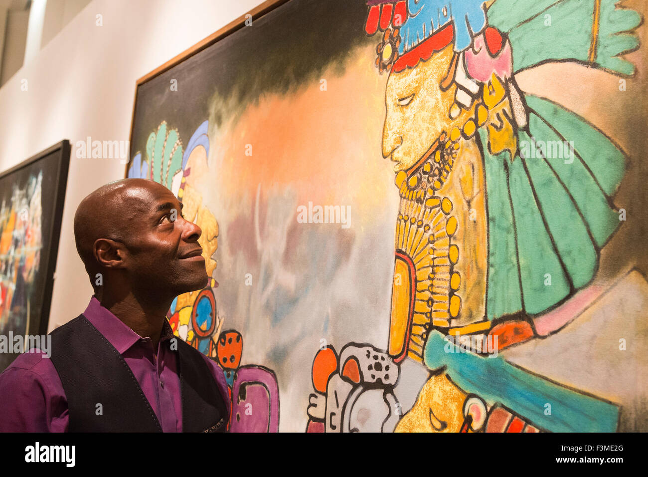 London, UK. 07/10/2015. Actor Paterson Joseph opens the Aubrey Williams ...