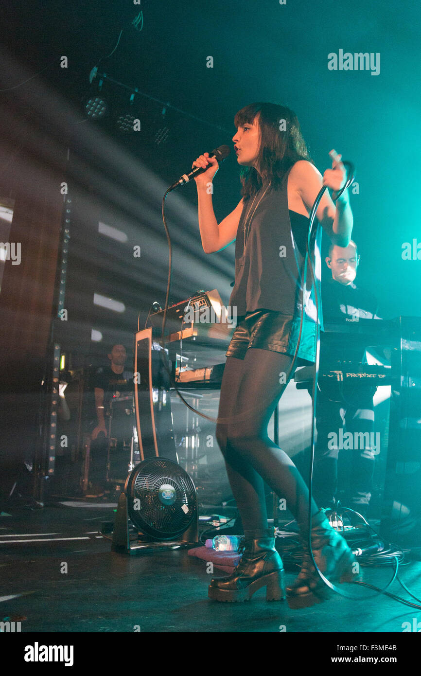 London, UK. 23/09/2015. Pictured: singer Lauren Mayberry. Scottish ...