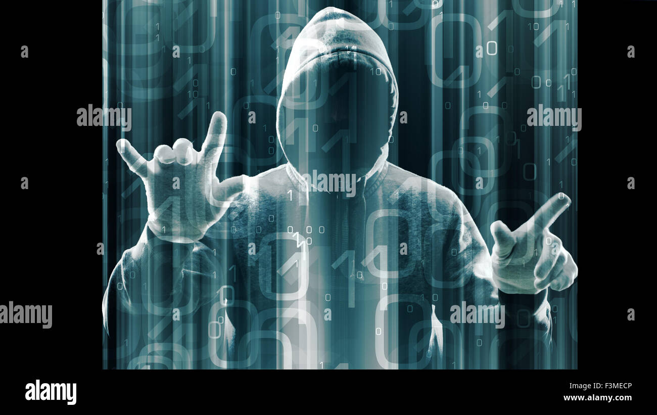 Cyber crime in network, spy stealing important data Stock Photo - Alamy