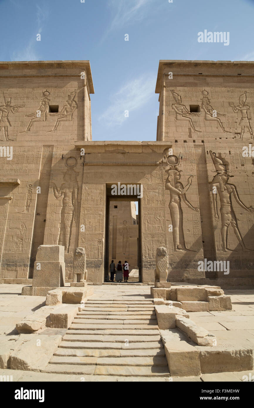 Aswan,Egypt,Temple Of Isis Stock Photo - Alamy