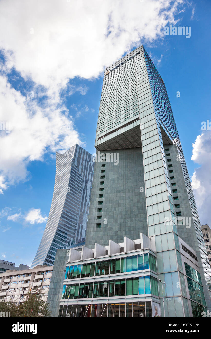 InterContinental tower with Zlota 44 residential tower in the ...