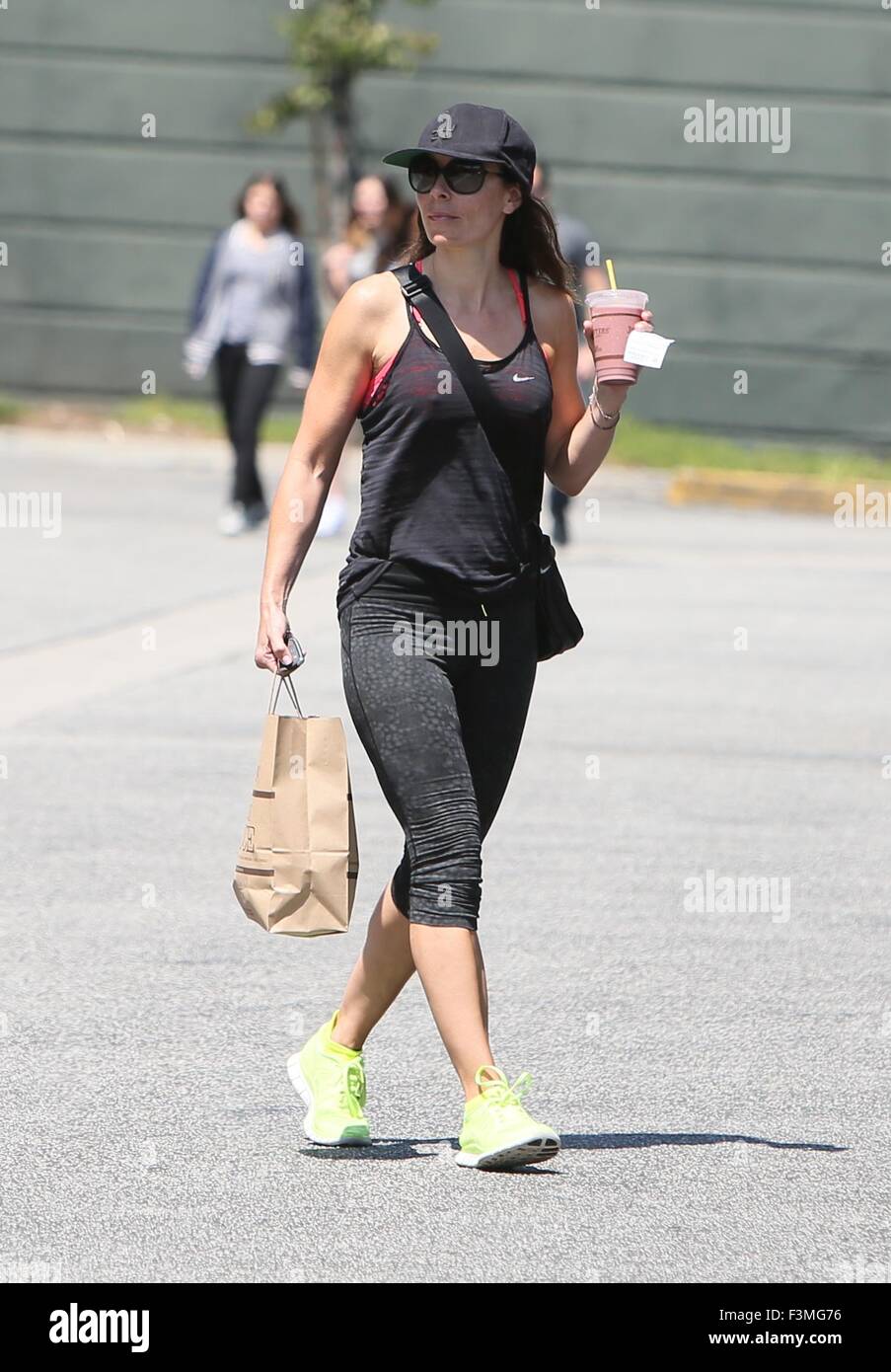 Tana Ramsay and Holly Ramsay pick up smoothies from Juice Crafters ...