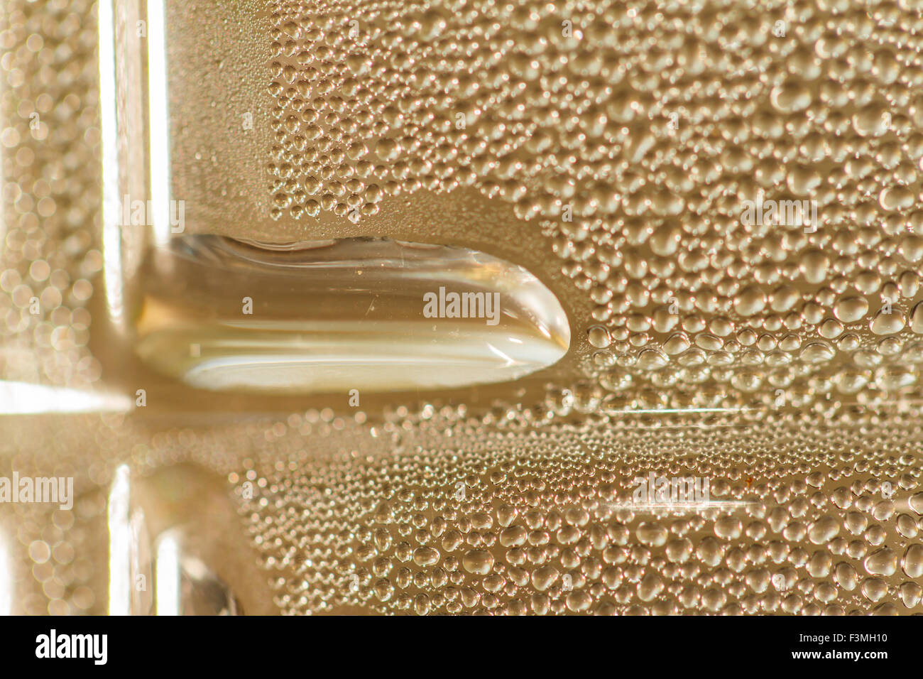 Drops of water on glass Stock Photo - Alamy