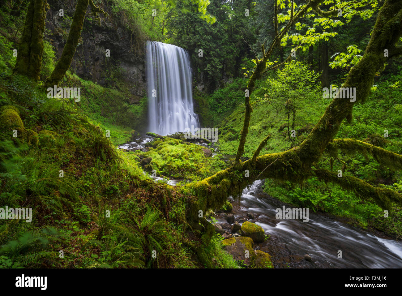 Waterfall,USA,Nature,Bridal Veil Falls Stock Photo - Alamy