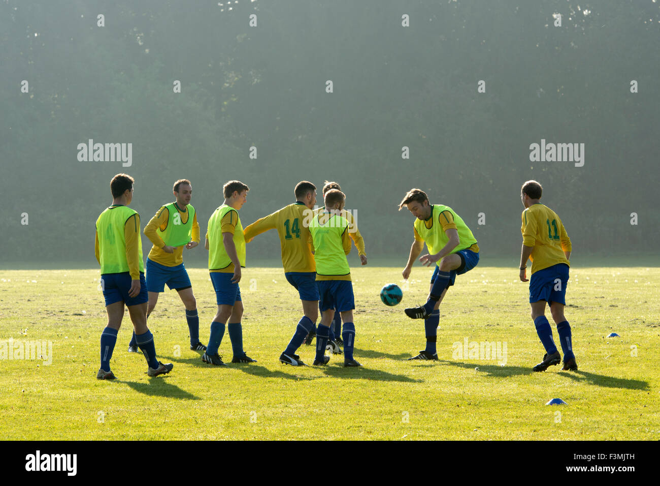 Warm up football hi-res stock photography and images - Alamy