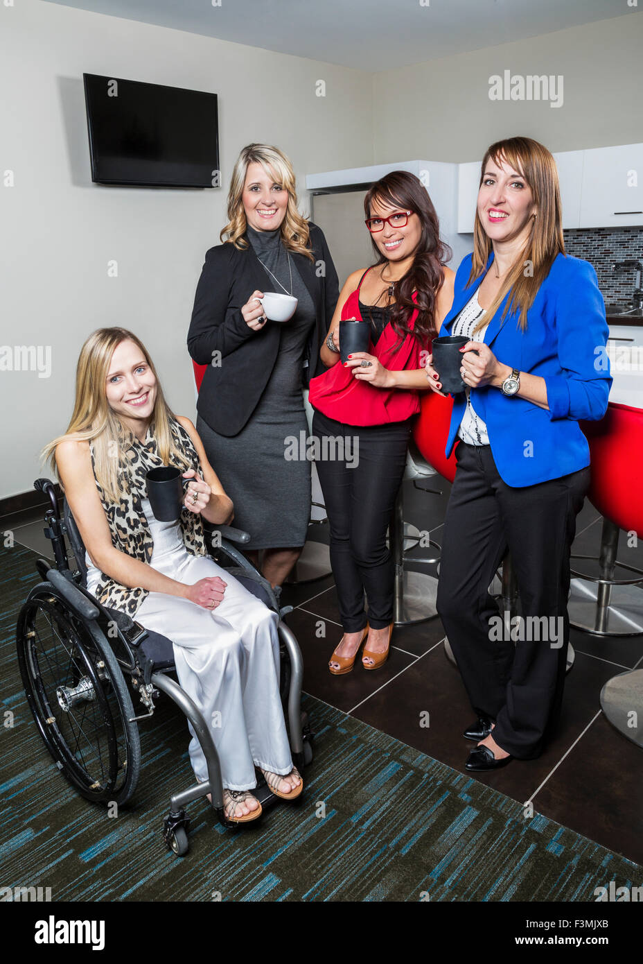 Team working together disability hi-res stock photography and images ...