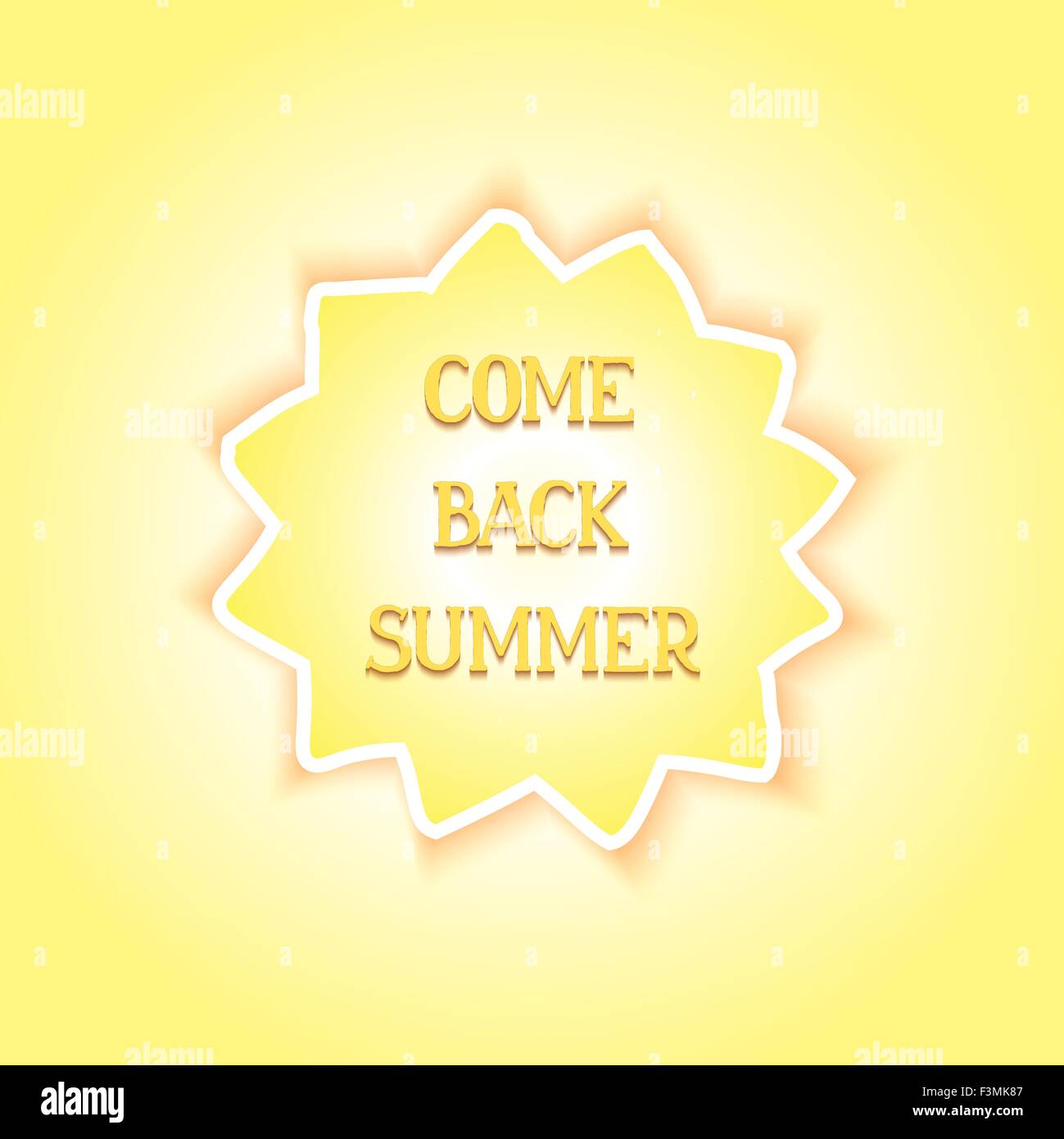Spoiled by the sun Stock Vector Images - Alamy