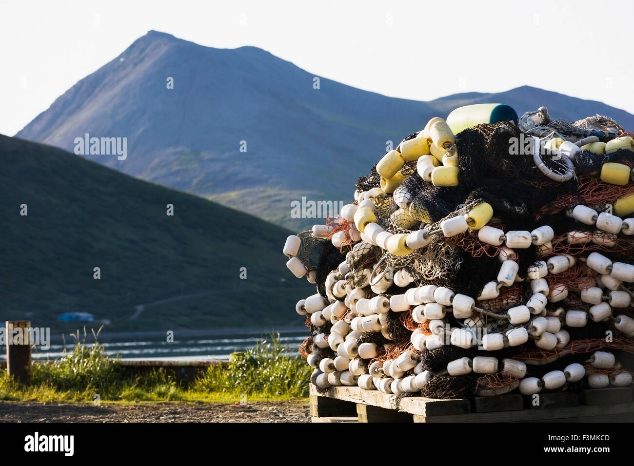 Salmon Seine,Alaska,Harbor,Fishing Net Stock Photo - Alamy