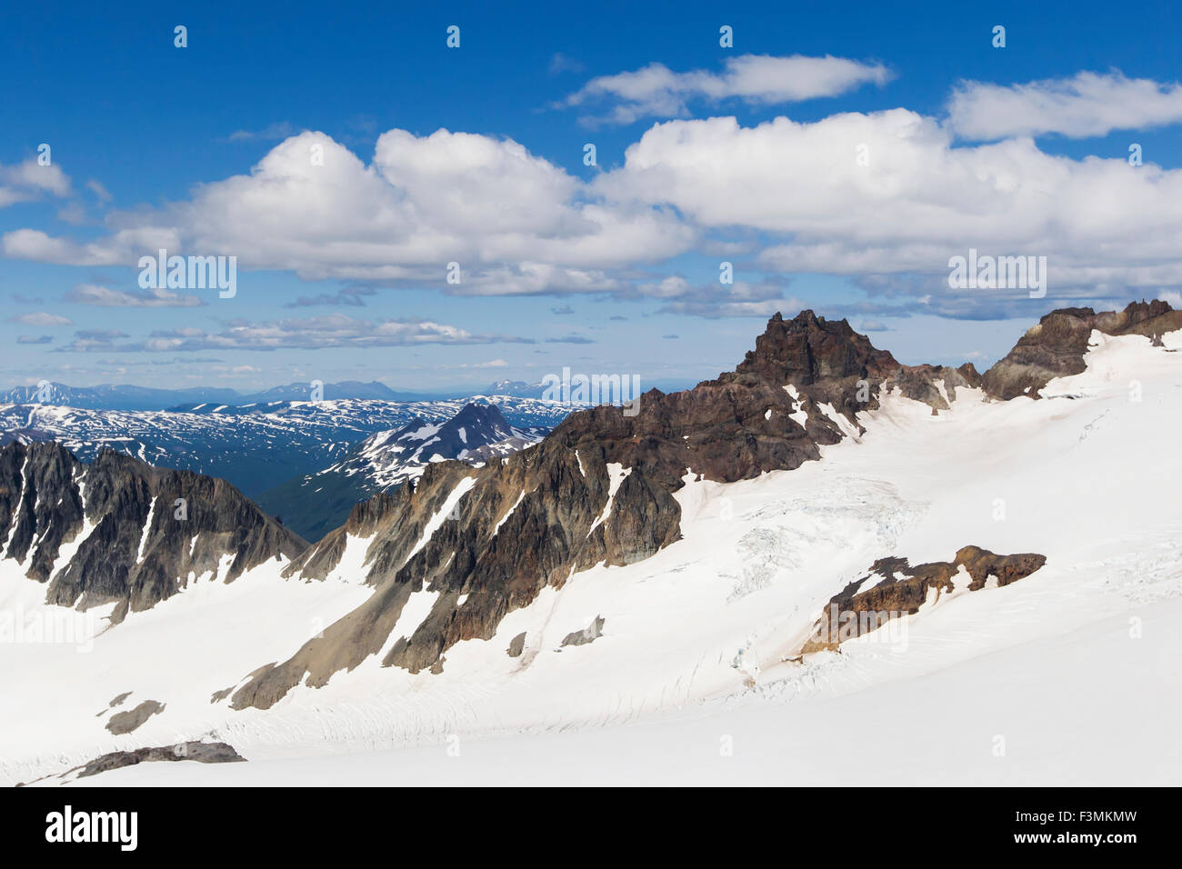 Glacier,Alaska,Aerial View,Mt. Douglas Stock Photo - Alamy