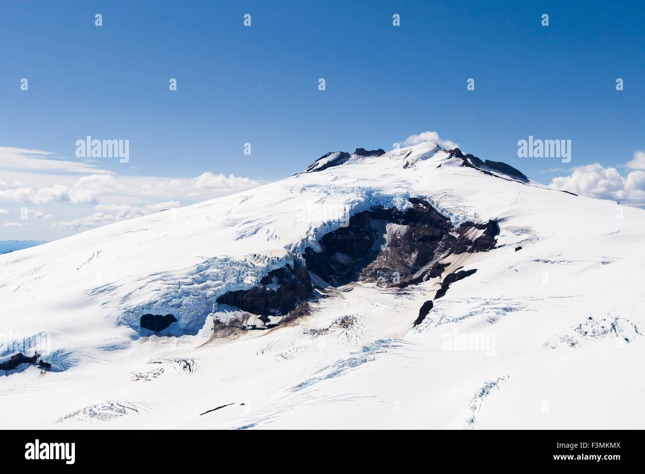Glacier,Alaska,Aerial View,Mt. Douglas Stock Photo - Alamy