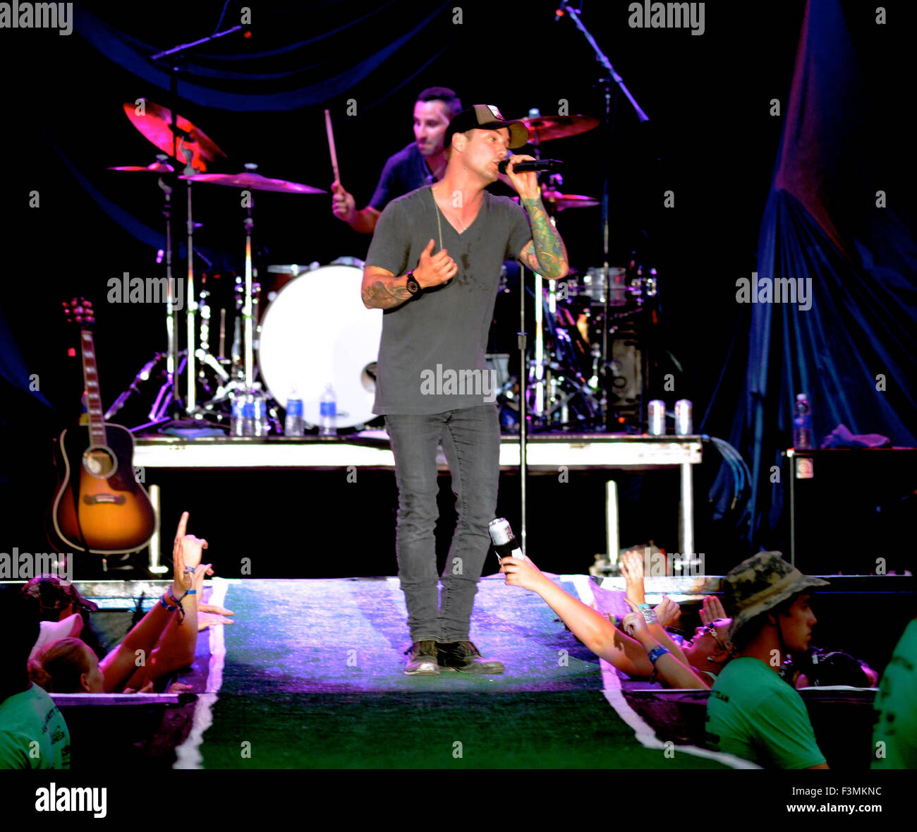 Dallas Smith in performance at the Kicker Country Stampede Stock Photo ...