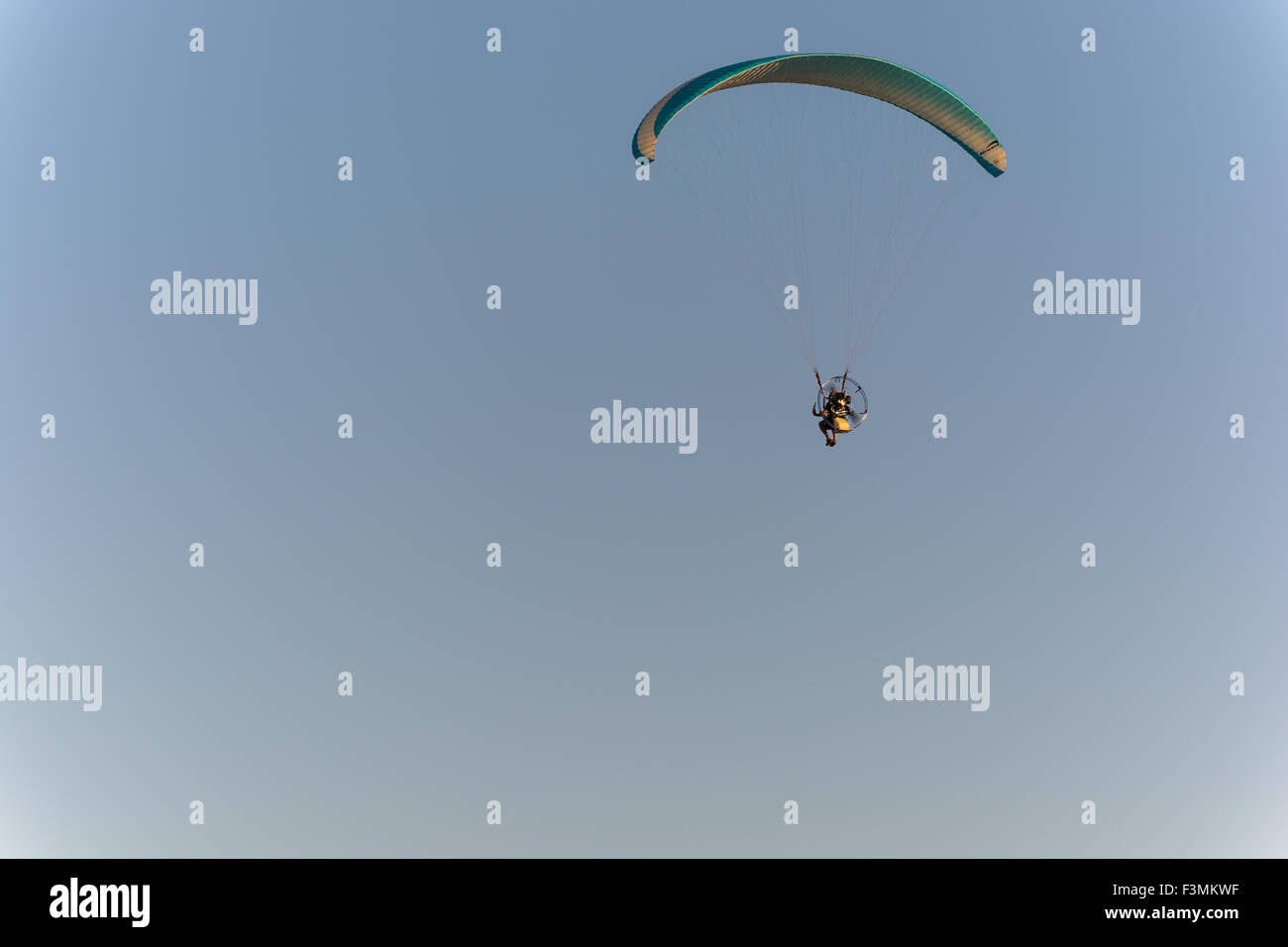 Powered parachute in flight. An opportunity for anyone to experience ...