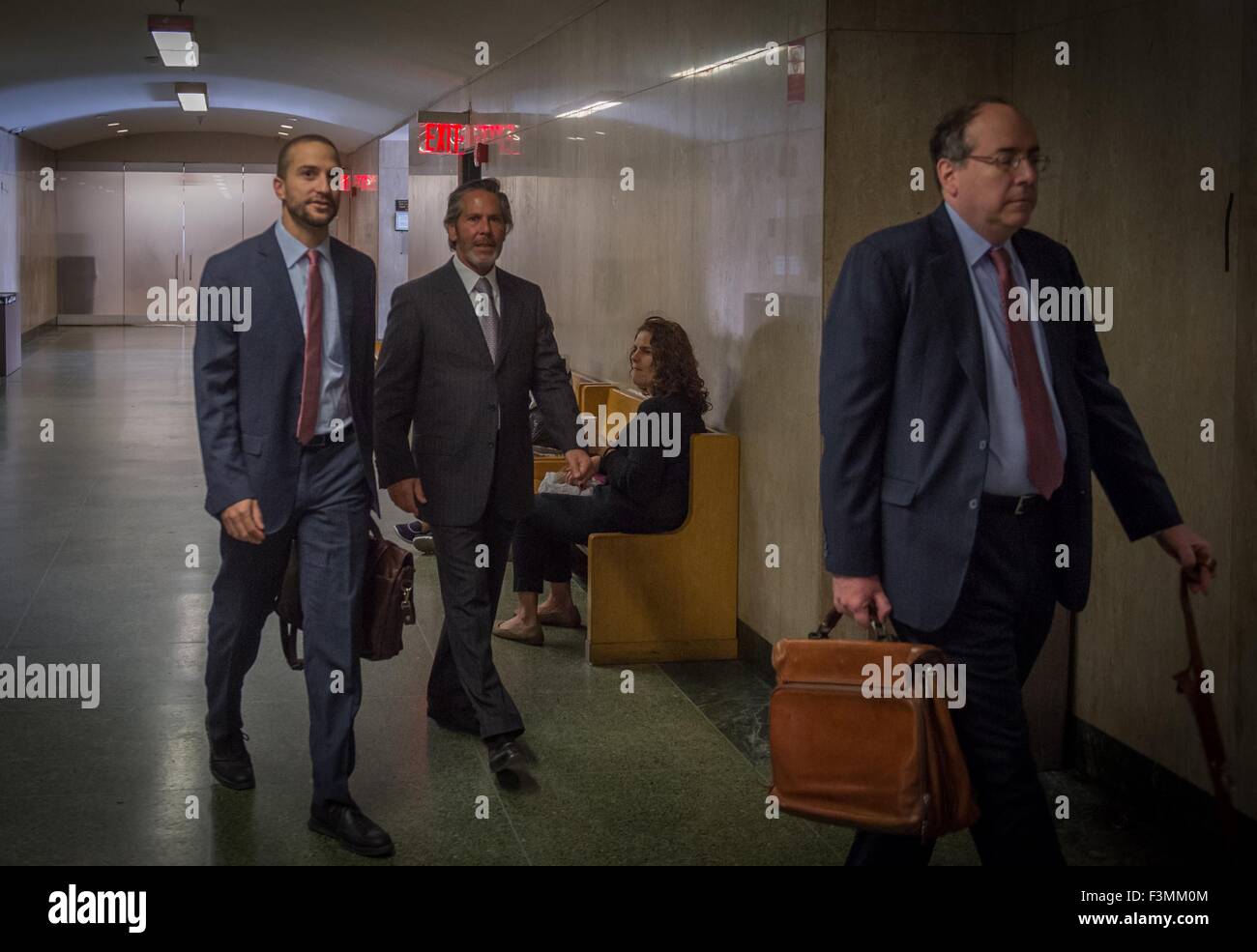 New York, NY, USA. 8th Oct, 2015. Attorneys CESAR DE CASTRO, left, and ...