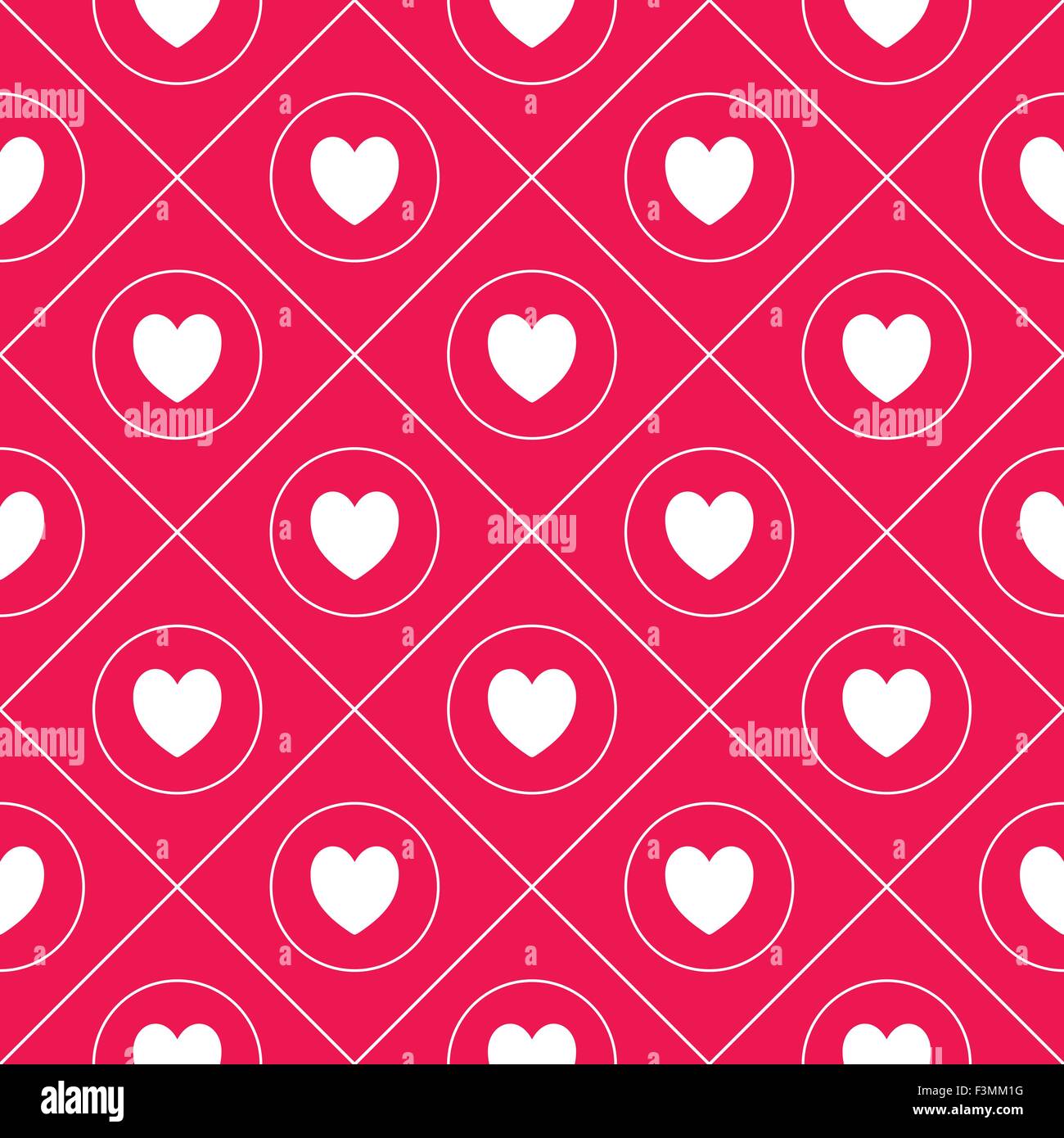 Seamless hearts pattern Stock Vector Image & Art - Alamy