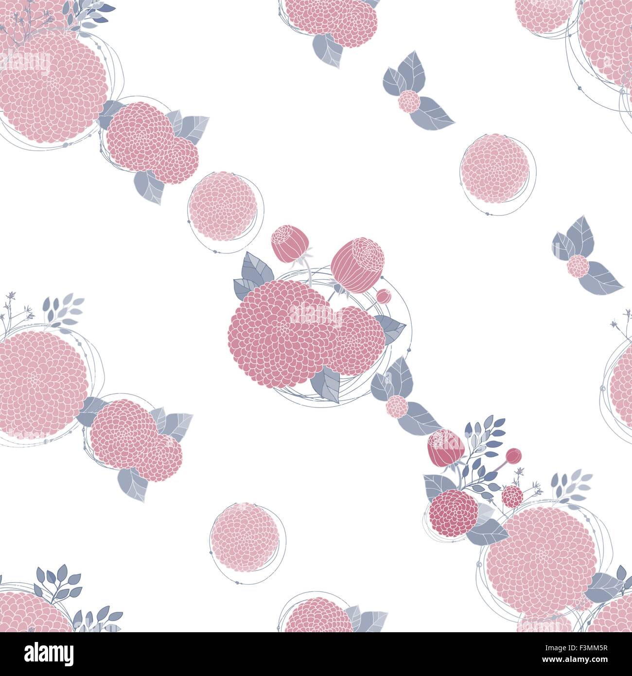 Seamless texture with asters Stock Vector Image & Art - Alamy