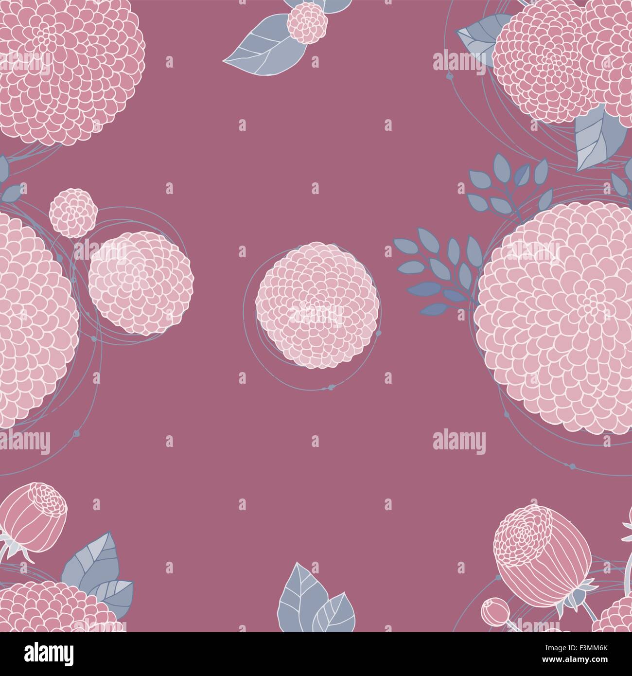 Seamless texture with asters Stock Vector Image & Art - Alamy