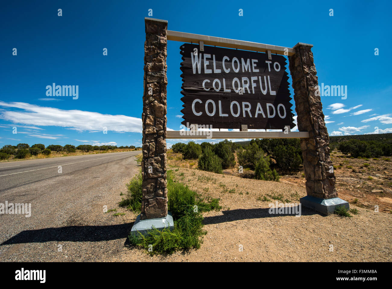 Colorado welcome sign hi-res stock photography and images - Alamy