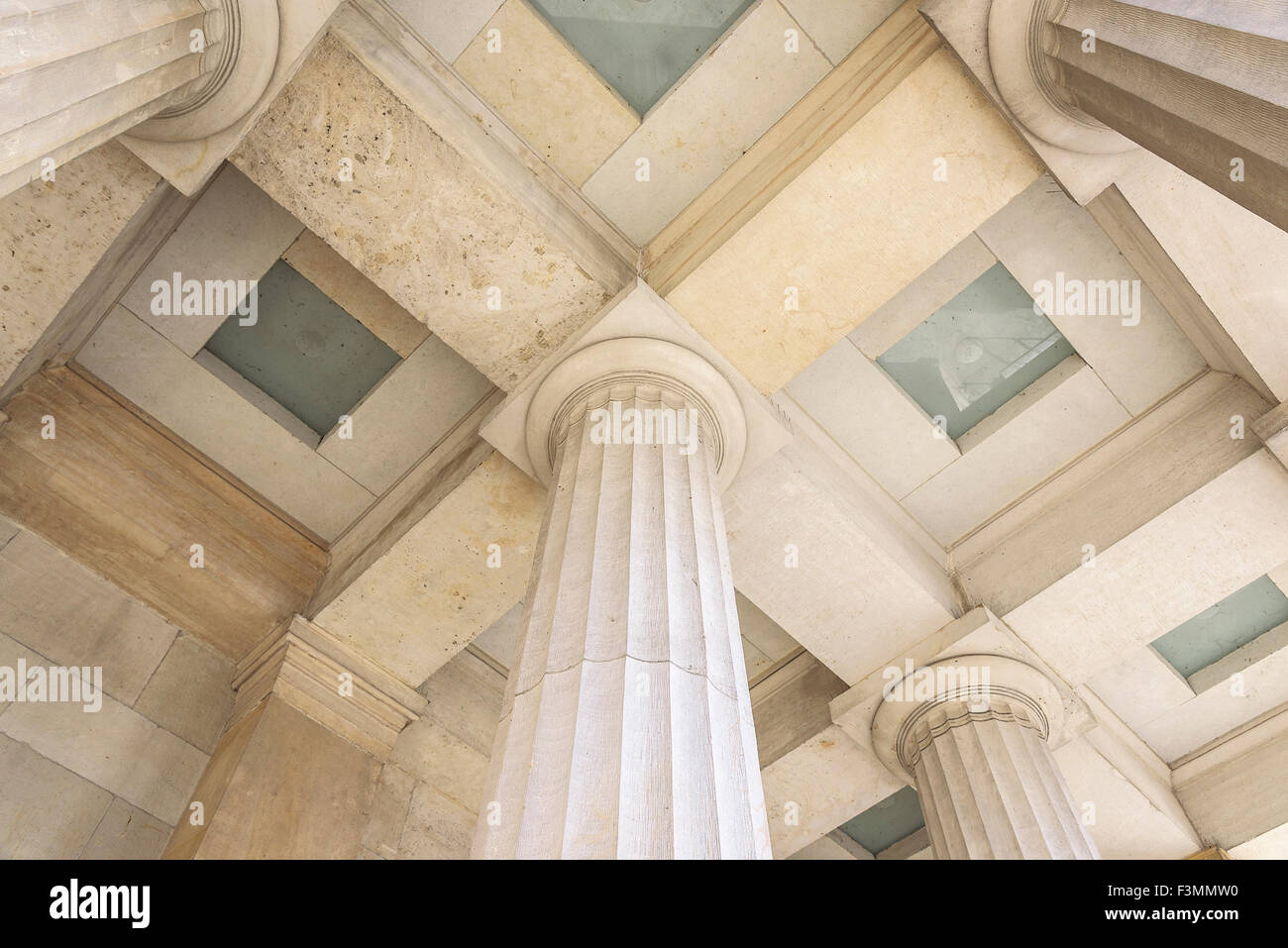 Set above the columns Stock Photo - Alamy