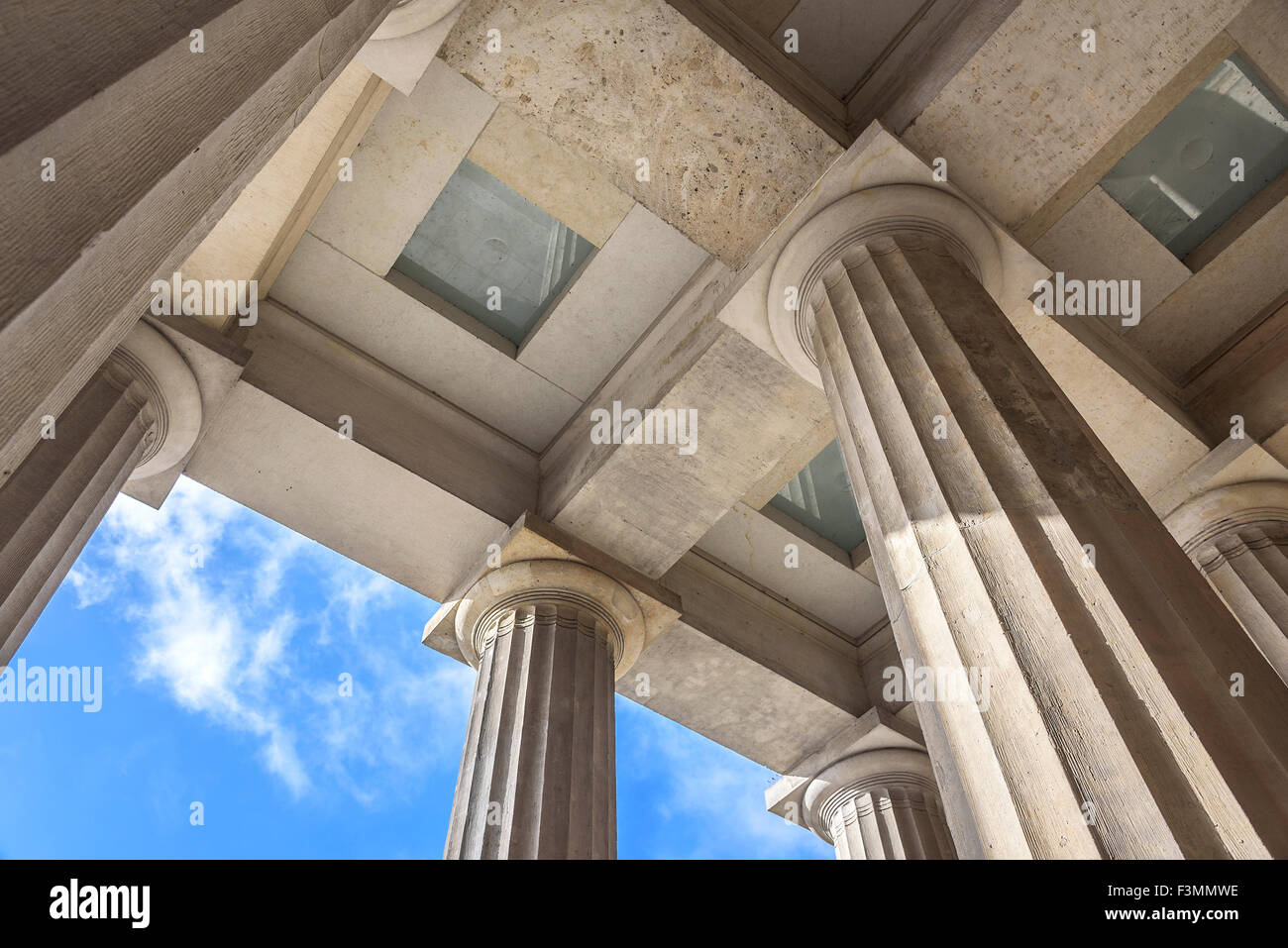 Set above the columns Stock Photo - Alamy